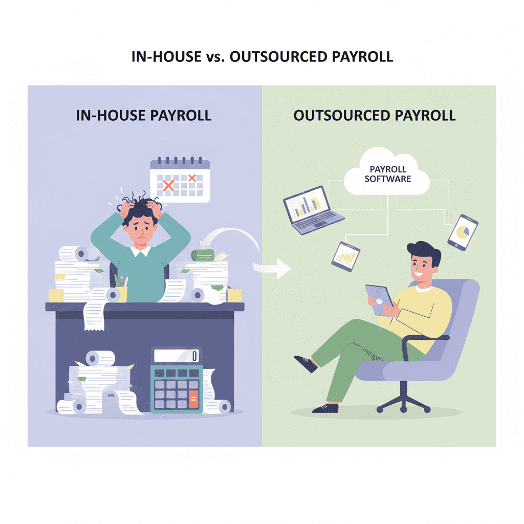 Payroll Outsourcing vs In-House Payroll: Complete Guide