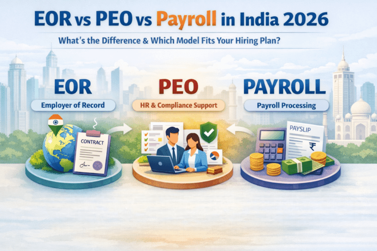 EOR vs PEO vs Payroll in India (2026): Choose the Right Model